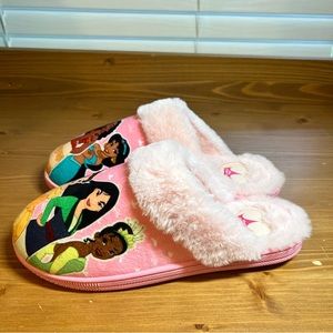 Disney | Shoes | Disney Princess Pink Big Gurls Slipon Slippers Nwt ...
